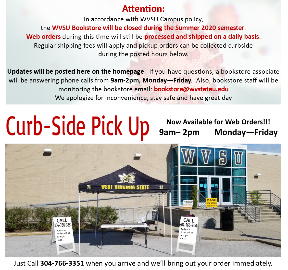 West Virgina State University Campus Webstore